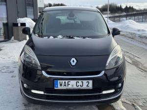 Black Renault Grand Scenic 2012 in Vilnius, with an engine capacity of 1.60 L and mileage of 223 thousand km for 4250 €, photo 3 on AUTOMOTO.COM.LV