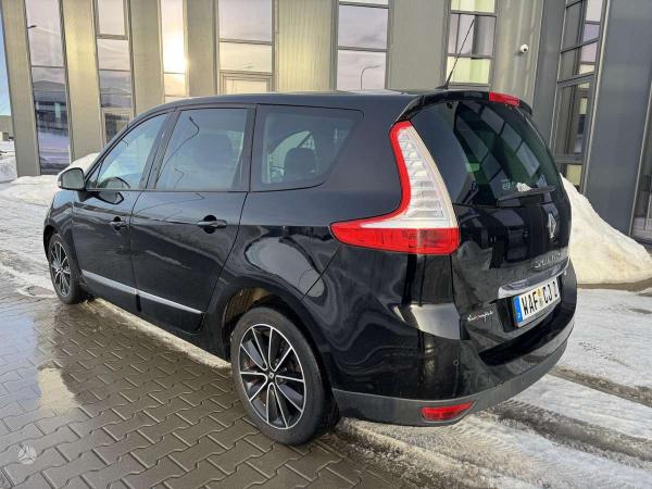 Melns Renault Grand Scenic 2012 Viļņa, ar dzinēja tilpumu 1.60 L un nobraukumu 223 tūkst. km par 4250 €, foto 6 vietnē AUTOMOTO.COM.LV