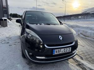 Black Renault Grand Scenic 2012 in Vilnius, with an engine capacity of 1.60 L and mileage of 223 thousand km for 4250 €, photo 8 on AUTOMOTO.COM.LV