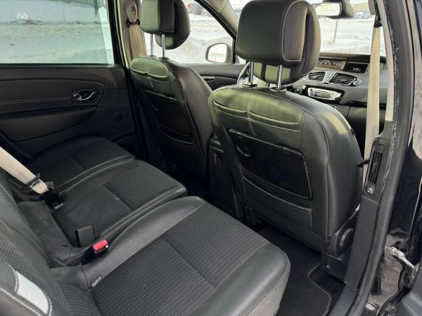 Melns Renault Grand Scenic 2012 Viļņa, ar dzinēja tilpumu 1.60 L un nobraukumu 223 tūkst. km par 4250 €, foto 11 vietnē AUTOMOTO.COM.LV
