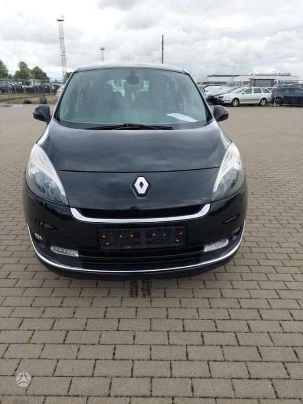 Black Renault Grand Scenic 2012 in Marijampole, with an engine capacity of 1.46 L and mileage of 268 thousand km for 3700 €, photo 2 on AUTOMOTO.COM.LV