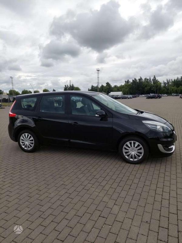 Black Renault Grand Scenic 2012 in Marijampole, with an engine capacity of 1.46 L and mileage of 268 thousand km for 3700 €, photo 3 on AUTOMOTO.COM.LV