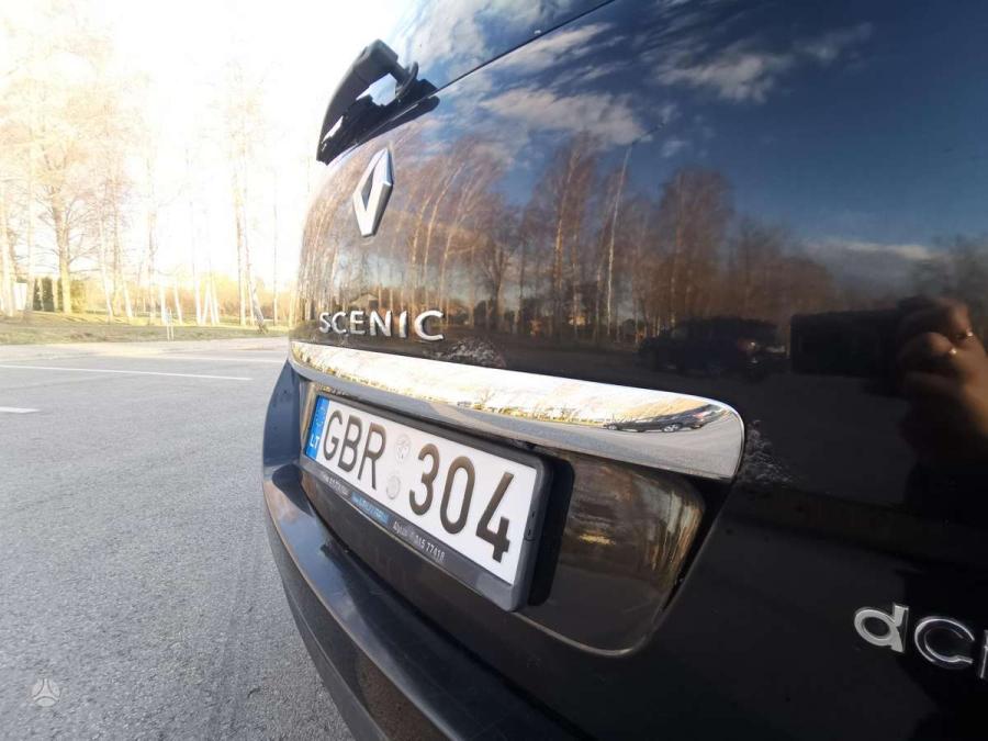 Melns Renault Grand Scenic 2012 Šauļi, ar dzinēja tilpumu 1.60 L un nobraukumu 301 tūkst. km par 3900 €, foto 10 vietnē AUTOMOTO.COM.LV