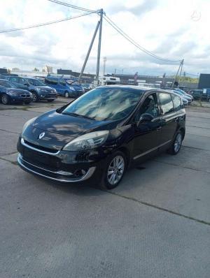 Melns Renault Grand Scenic 2012 Kauņa, ar dzinēja tilpumu 1.46 L un nobraukumu 240 tūkst. km par 3400 €, foto  vietnē AUTOMOTO.COM.LV