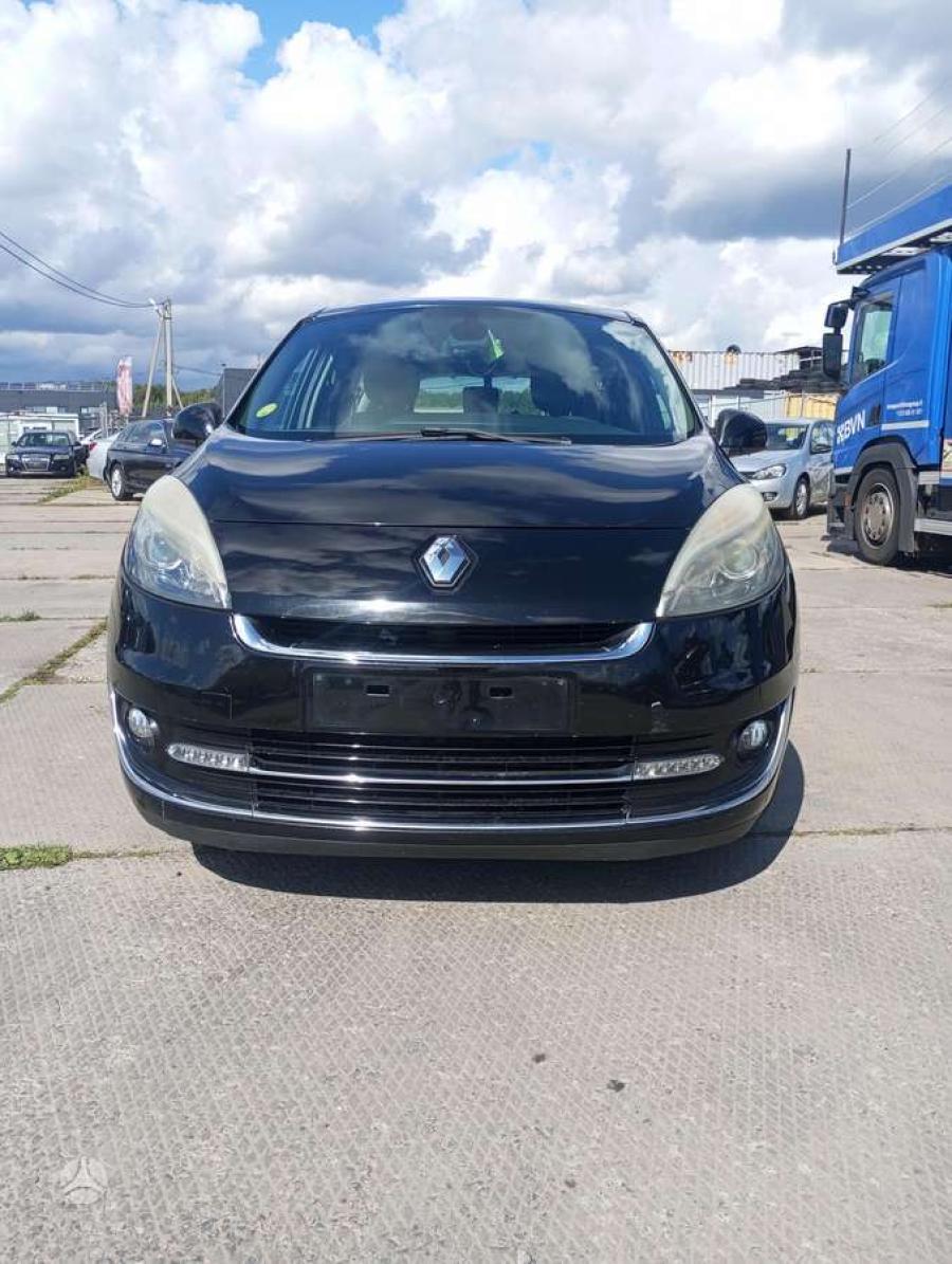 Black Renault Grand Scenic 2012 in Kaunas, with an engine capacity of 1.46 L and mileage of 240 thousand km for 3400 €, photo 3 on AUTOMOTO.COM.LV