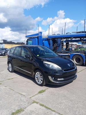 Black Renault Grand Scenic 2012 in Kaunas, with an engine capacity of 1.46 L and mileage of 240 thousand km for 3400 €, photo 4 on AUTOMOTO.COM.LV