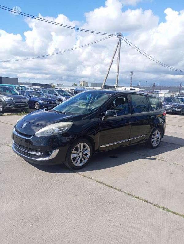 Black Renault Grand Scenic 2012 in Kaunas, with an engine capacity of 1.46 L and mileage of 240 thousand km for 3400 €, photo 6 on AUTOMOTO.COM.LV