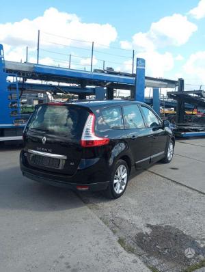 Black Renault Grand Scenic 2012 in Kaunas, with an engine capacity of 1.46 L and mileage of 240 thousand km for 3400 €, photo 9 on AUTOMOTO.COM.LV