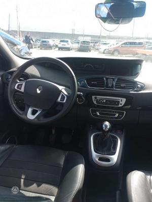 Black Renault Grand Scenic 2012 in Kaunas, with an engine capacity of 1.46 L and mileage of 240 thousand km for 3400 €, photo 18 on AUTOMOTO.COM.LV