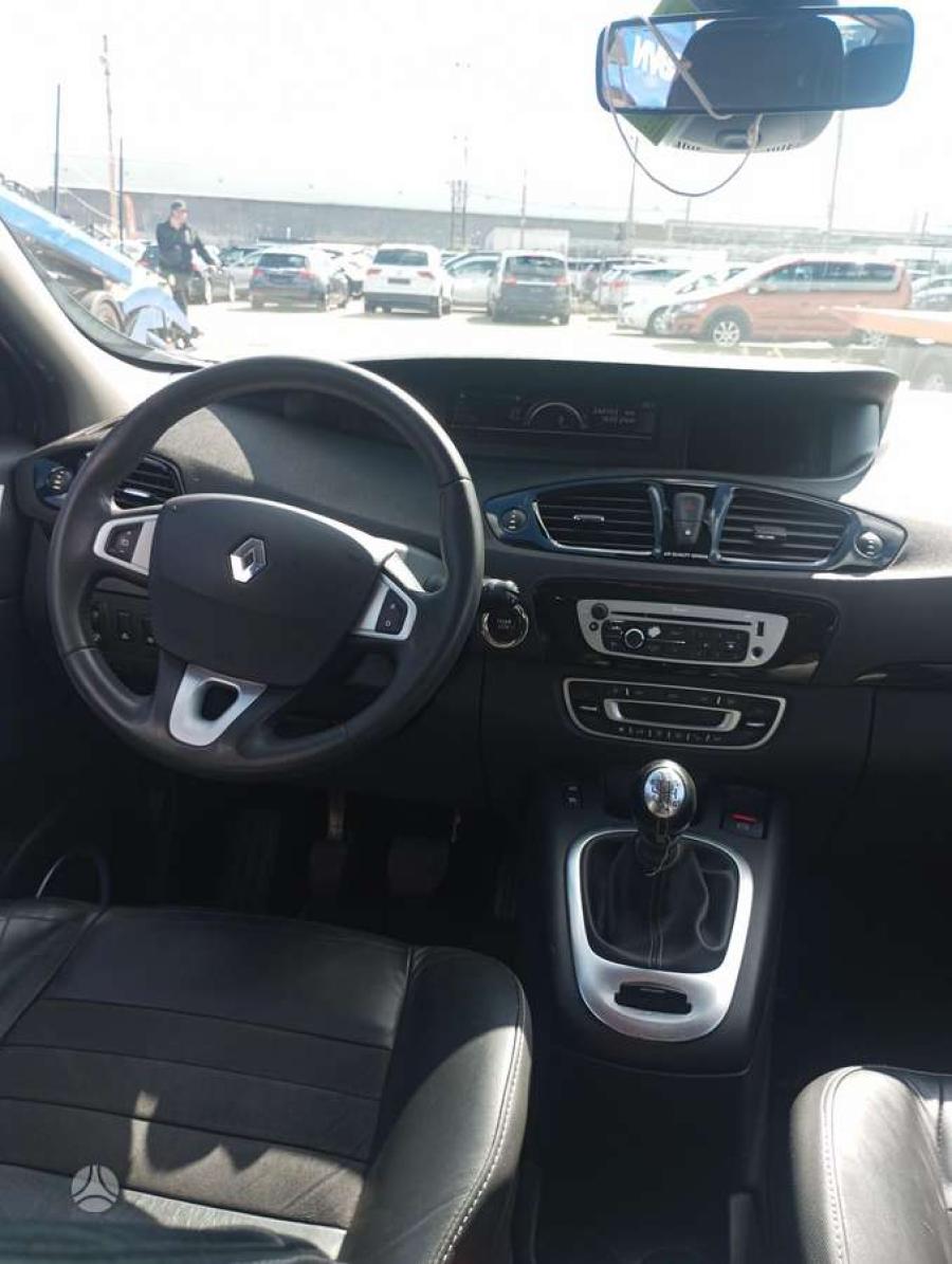 Black Renault Grand Scenic 2012 in Kaunas, with an engine capacity of 1.46 L and mileage of 240 thousand km for 3400 €, photo 18 on AUTOMOTO.COM.LV
