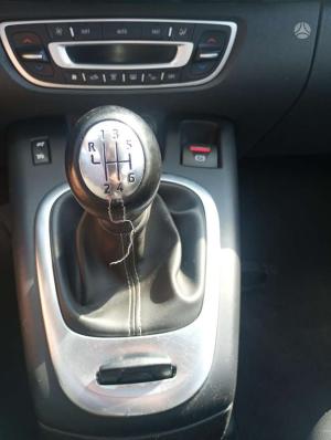 Black Renault Grand Scenic 2012 in Kaunas, with an engine capacity of 1.46 L and mileage of 240 thousand km for 3400 €, photo 21 on AUTOMOTO.COM.LV
