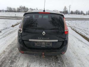 Black Renault Grand Scenic 2013 in Marijampole, with an engine capacity of 1.46 L and mileage of 276 thousand km for 2750 €, photo 10 on AUTOMOTO.COM.LV