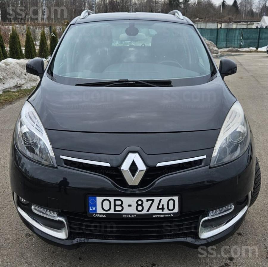 Melns Renault Grand Scenic 2013 Rīga, ar dzinēja tilpumu 1.50 L un nobraukumu 0 tūkst. km par 950 €, foto 1 vietnē AUTOMOTO.COM.LV