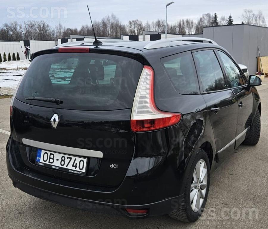 Melns Renault Grand Scenic 2013 Rīga, ar dzinēja tilpumu 1.50 L un nobraukumu 0 tūkst. km par 950 €, foto 6 vietnē AUTOMOTO.COM.LV