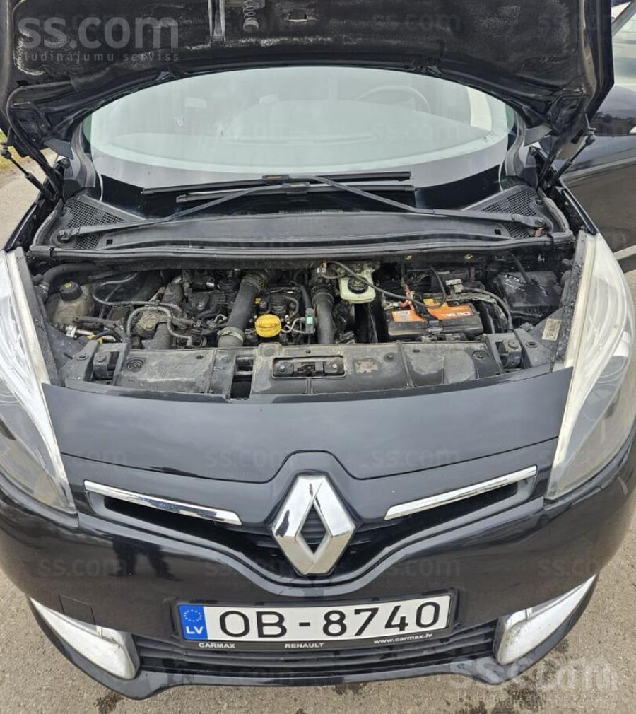 Melns Renault Grand Scenic 2013 Rīga, ar dzinēja tilpumu 1.50 L un nobraukumu 0 tūkst. km par 950 €, foto 7 vietnē AUTOMOTO.COM.LV