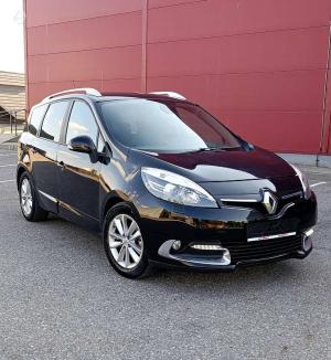 Melns Renault Grand Scenic 2013 Kauņa, ar dzinēja tilpumu 1.46 L un nobraukumu 232 tūkst. km par 4200 €, foto  vietnē AUTOMOTO.COM.LV