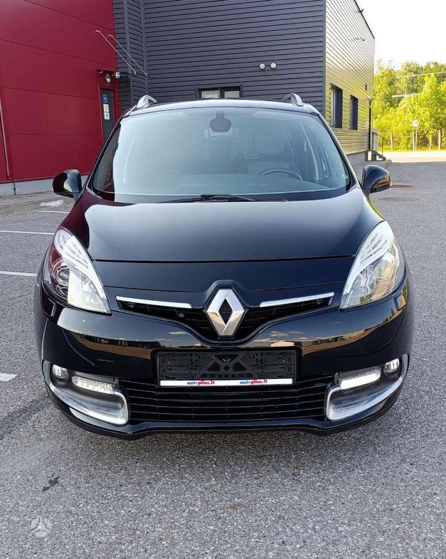 Melns Renault Grand Scenic 2013 Kauņa, ar dzinēja tilpumu 1.46 L un nobraukumu 232 tūkst. km par 4200 €, foto 3 vietnē AUTOMOTO.COM.LV