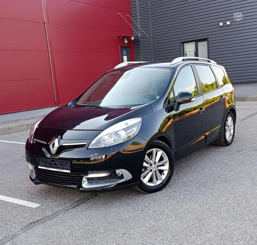 Melns Renault Grand Scenic 2013 Kauņa, ar dzinēja tilpumu 1.46 L un nobraukumu 232 tūkst. km par 4200 €, foto 5 vietnē AUTOMOTO.COM.LV