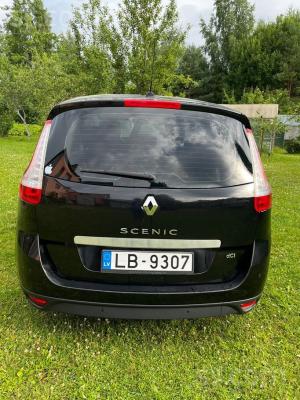 Black Renault Grand Scenic 2013 in Riga, with an engine capacity of 1.50 L and mileage of 202 thousand km for 4350 €, photo 5 on AUTOMOTO.COM.LV