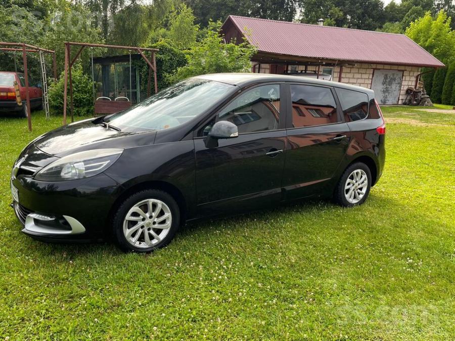 Black Renault Grand Scenic 2013 in Riga, with an engine capacity of 1.50 L and mileage of 202 thousand km for 4350 €, photo 24 on AUTOMOTO.COM.LV