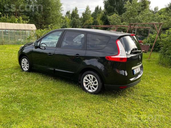 Black Renault Grand Scenic 2013 in Riga, with an engine capacity of 1.50 L and mileage of 202 thousand km for 4350 €, photo 2 on AUTOMOTO.COM.LV