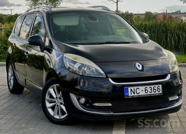 Renault Grand Scenic 2013 Jelgava vietnē Melns Renault Grand Scenic 2013 Jelgava, ar dzinēja tilpumu 1.60 L un nobraukumu 250 tūkst. km par 4750 €, foto 1 vietnē AUTOMOTO.COM.LV