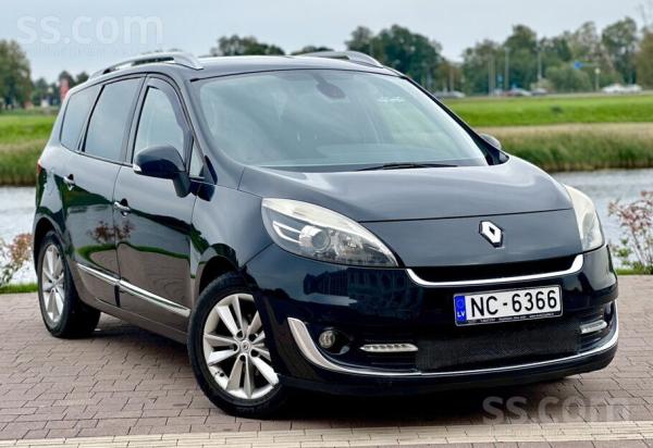 Melns Renault Grand Scenic 2013 Jelgava, ar dzinēja tilpumu 1.60 L un nobraukumu 250 tūkst. km par 4250 €, foto 1 vietnē AUTOMOTO.COM.LV