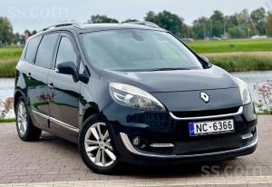 Black Renault Grand Scenic 2013 in Jelgava, with an engine capacity of 1.60 L and mileage of 250 thousand km for 4250 €, photo  on AUTOMOTO.COM.LV