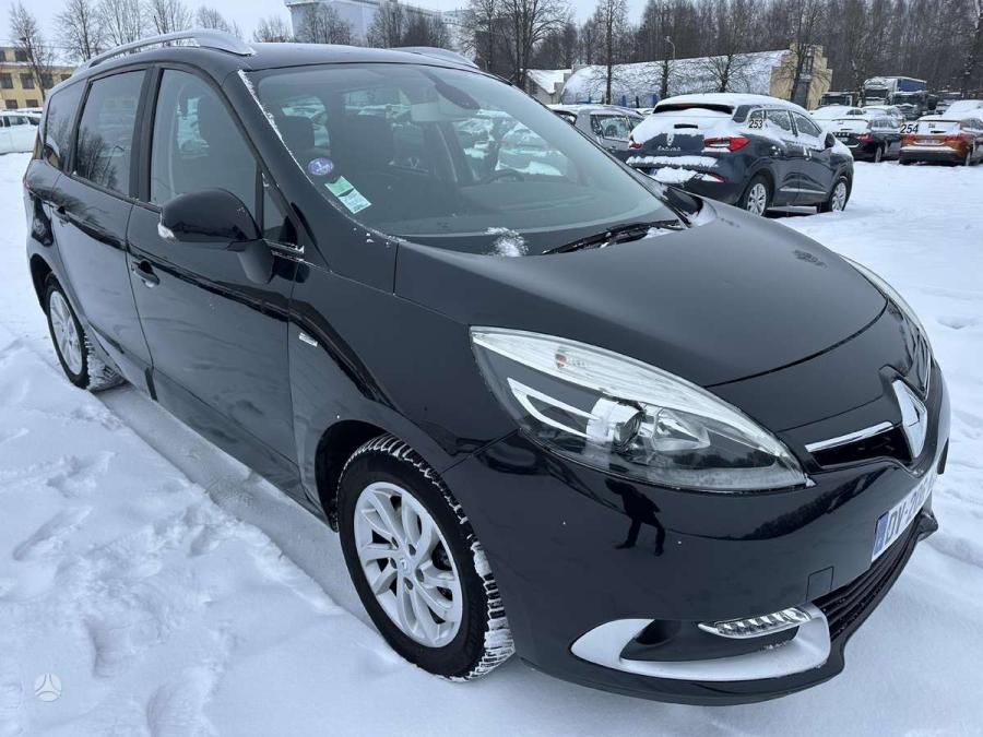 Melns Renault Grand Scenic 2014 Tauragė, ar dzinēja tilpumu 1.20 L un nobraukumu 156 tūkst. km par 5200 €, foto 3 vietnē AUTOMOTO.COM.LV