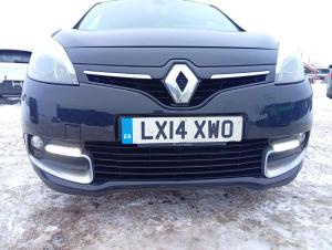 Black Renault Grand Scenic 2014 in Kaunas, with an engine capacity of 1.46 L and mileage of 202 thousand km for 2100 €, photo 2 on AUTOMOTO.COM.LV