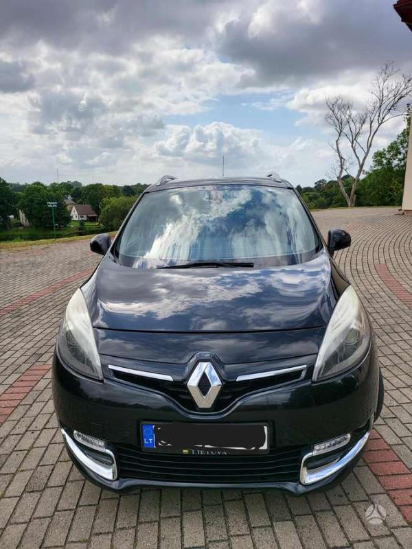 Melns Renault Grand Scenic 2014 Kuršėnai, ar dzinēja tilpumu 1.60 L un nobraukumu 369 tūkst. km par 4600 €, foto 8 vietnē AUTOMOTO.COM.LV