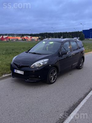 Black Renault Grand Scenic 2014 in Riga, with an engine capacity of 1.50 L and mileage of 380 thousand km for 4250 €, photo 5 on AUTOMOTO.COM.LV