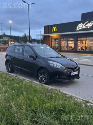 Black Renault Grand Scenic 2014 in Riga, with an engine capacity of 1.50 L and mileage of 380 thousand km for 4250 €, photo 10 on AUTOMOTO.COM.LV