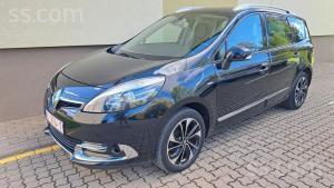 Black Renault Grand Scenic 2014 in Ogre, with an engine capacity of 1.20 L and mileage of 198 thousand km for 6350 €, photo 6 on AUTOMOTO.COM.LV