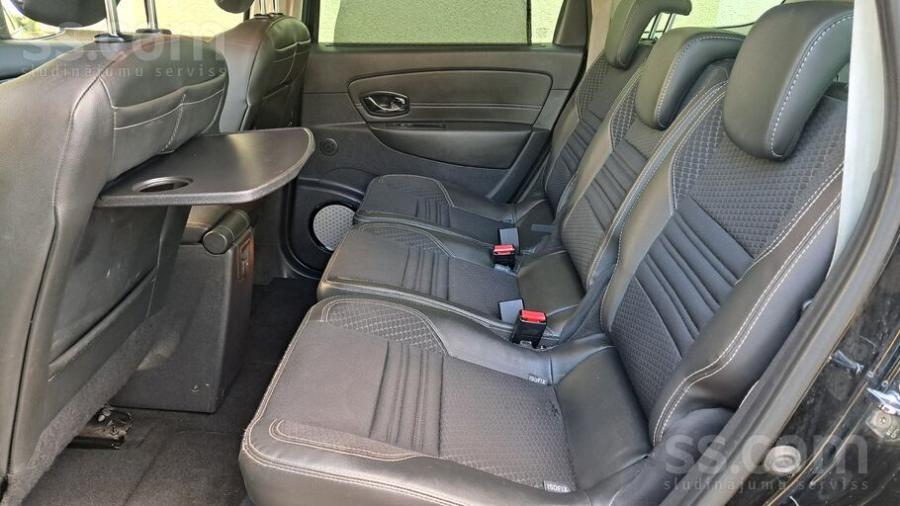 Black Renault Grand Scenic 2014 in Ogre, with an engine capacity of 1.20 L and mileage of 198 thousand km for 6350 €, photo 15 on AUTOMOTO.COM.LV