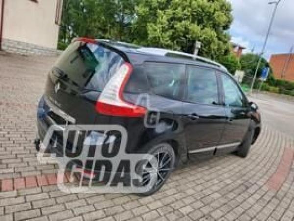 Black Renault Grand Scenic 2014 in Vilnius, with an engine capacity of 1.60 L and mileage of 370 thousand km for 4000 €, photo 8 on AUTOMOTO.COM.LV