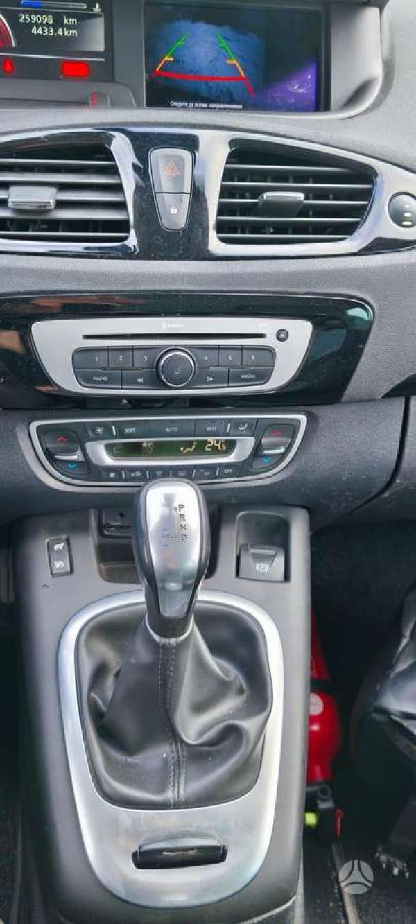 Black Renault Grand Scenic 2015 in Kaunas, with an engine capacity of 1.46 L and mileage of 259 thousand km for 5400 €, photo 11 on AUTOMOTO.COM.LV