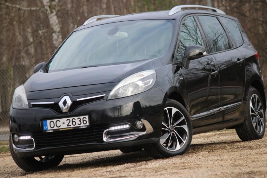 Melns Renault Grand Scenic 2015 Rīga, ar dzinēja tilpumu 1.20 L un nobraukumu 152 tūkst. km par 7290 €, foto 1 vietnē AUTOMOTO.COM.LV