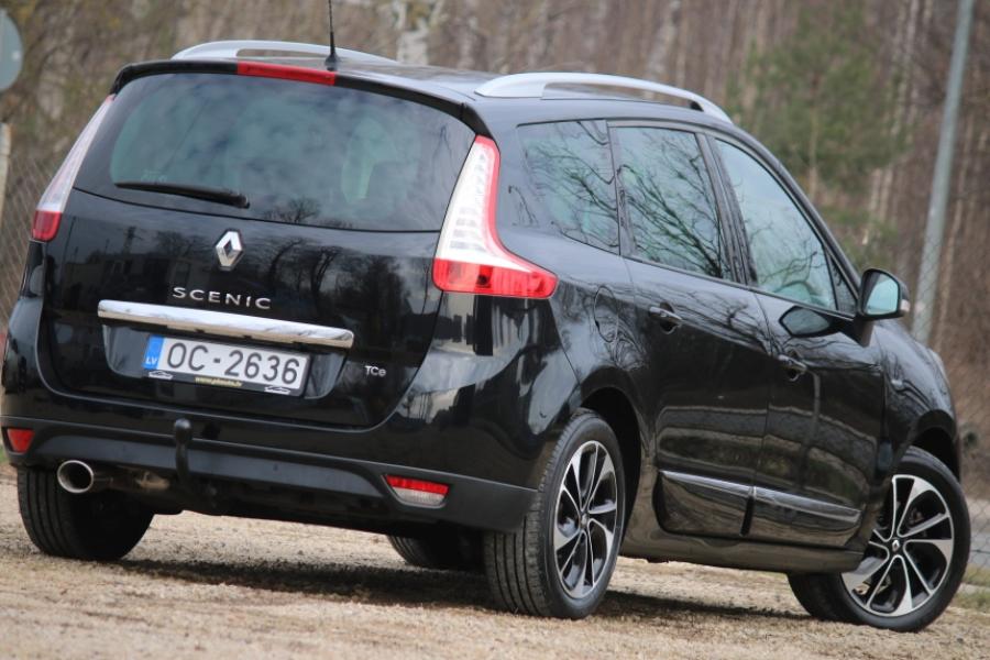 Melns Renault Grand Scenic 2015 Rīga, ar dzinēja tilpumu 1.20 L un nobraukumu 152 tūkst. km par 7290 €, foto 7 vietnē AUTOMOTO.COM.LV