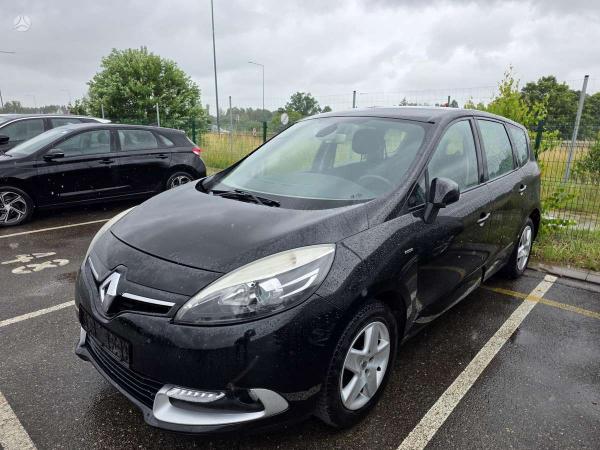 Black Renault Grand Scenic 2015 in Vilnius, with an engine capacity of 1.46 L and mileage of 310 thousand km for 4900 €, photo 1 on AUTOMOTO.COM.LV