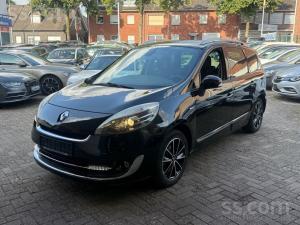 Melns Renault Grand Scenic 2015 Ogre, ar dzinēja tilpumu 1.60 L un nobraukumu 157 tūkst. km par 6295 €, foto  vietnē AUTOMOTO.COM.LV