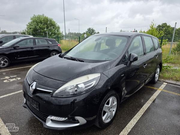 Black Renault Grand Scenic 2015 in Vilnius, with an engine capacity of 1.50 L and mileage of 301 thousand km for 4400 €, photo 1 on AUTOMOTO.COM.LV