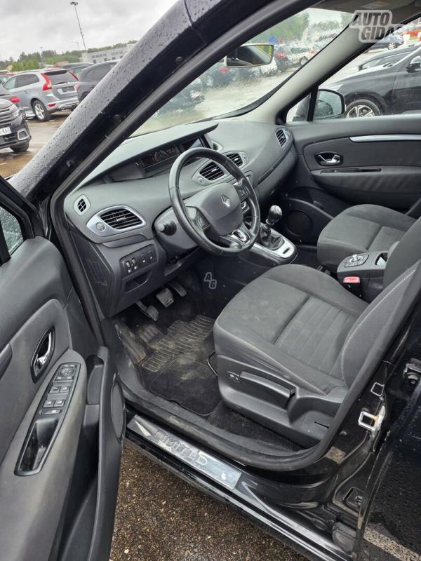 Black Renault Grand Scenic 2015 in Vilnius, with an engine capacity of 1.50 L and mileage of 301 thousand km for 4400 €, photo 8 on AUTOMOTO.COM.LV