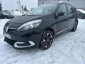Black Renault Grand Scenic 2016 in Taurage, with an engine capacity of 1.46 L and mileage of 186 thousand km for 5900 €, photo  on AUTOMOTO.COM.LV