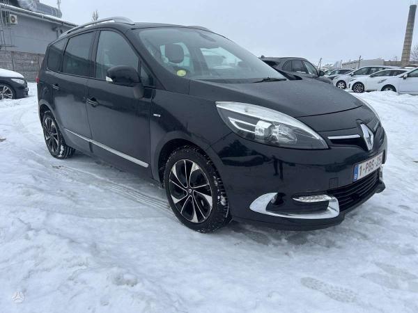 Black Renault Grand Scenic 2016 in Taurage, with an engine capacity of 1.46 L and mileage of 186 thousand km for 5900 €, photo 2 on AUTOMOTO.COM.LV