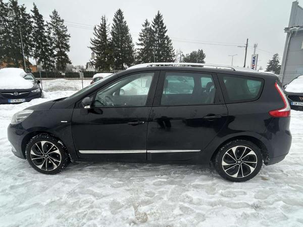 Black Renault Grand Scenic 2016 in Taurage, with an engine capacity of 1.46 L and mileage of 186 thousand km for 5900 €, photo 4 on AUTOMOTO.COM.LV