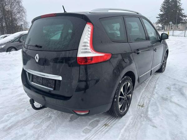 Black Renault Grand Scenic 2016 in Taurage, with an engine capacity of 1.46 L and mileage of 186 thousand km for 5900 €, photo 7 on AUTOMOTO.COM.LV