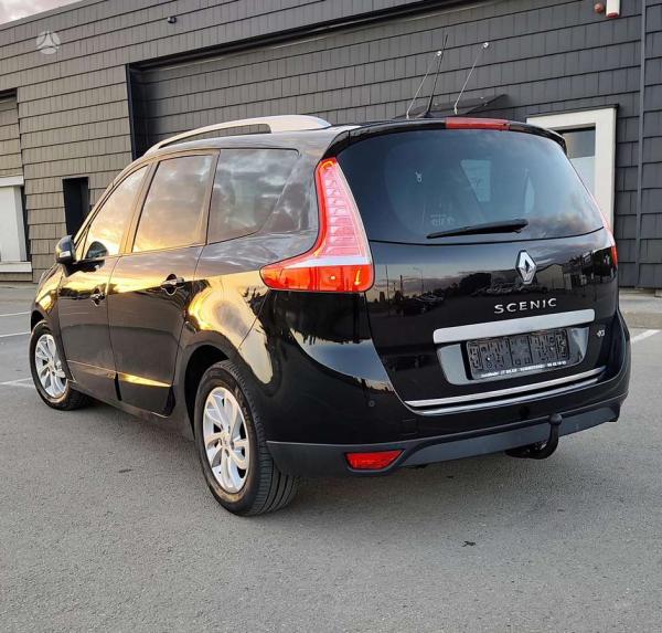 Melns Renault Grand Scenic 2016 Kauņa, ar dzinēja tilpumu 1.60 L un nobraukumu 261 tūkst. km par 4300 €, foto 4 vietnē AUTOMOTO.COM.LV
