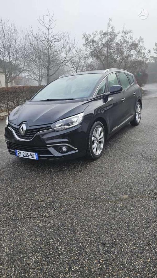 Melns Renault Grand Scenic 2017 Tauragė, ar dzinēja tilpumu 1.50 L un nobraukumu 245 tūkst. km par 8200 €, foto 1 vietnē AUTOMOTO.COM.LV