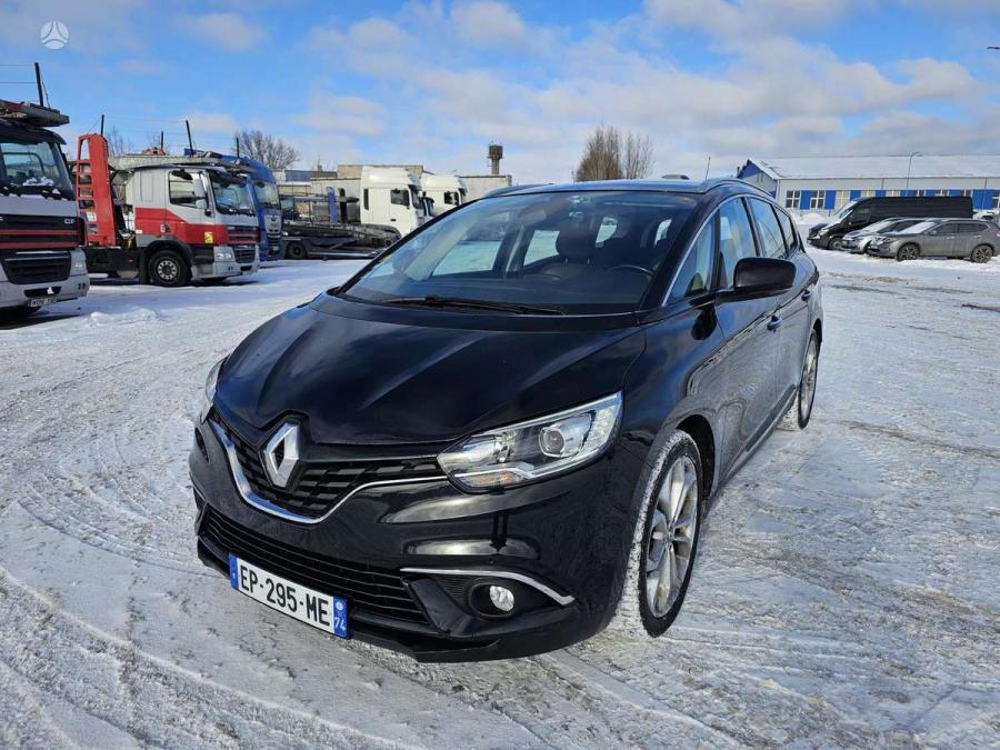Melns Renault Grand Scenic 2017 Tauragė, ar dzinēja tilpumu 1.50 L un nobraukumu 248 tūkst. km par 8200 €, foto 2 vietnē AUTOMOTO.COM.LV
